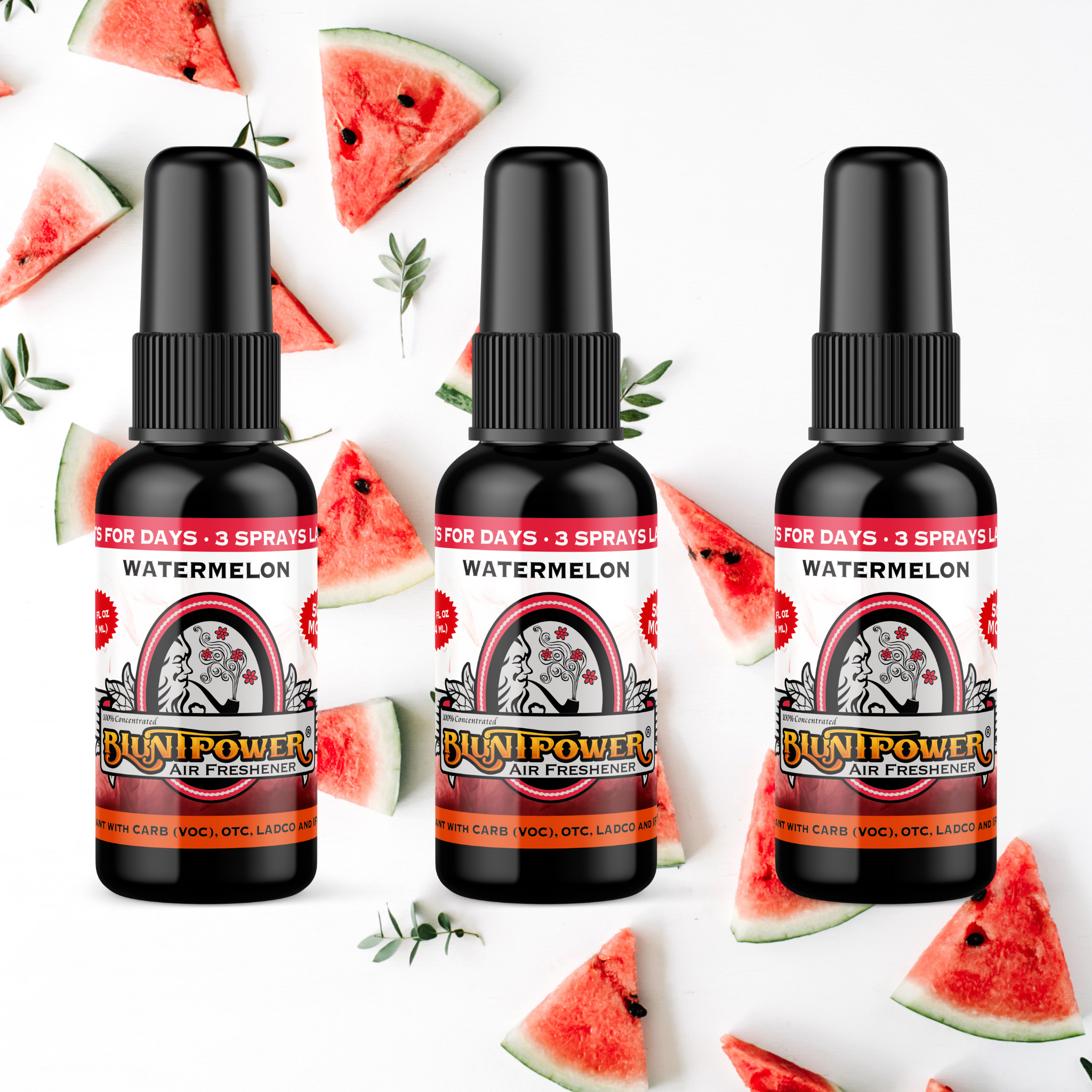 Watermelon Spray Air Freshener Bundle (3 Pack) – BluntPower Air Freshener