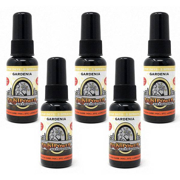 Gardenia Spray Air Freshener Bundle (5 Pack) | BluntPower Air Freshener