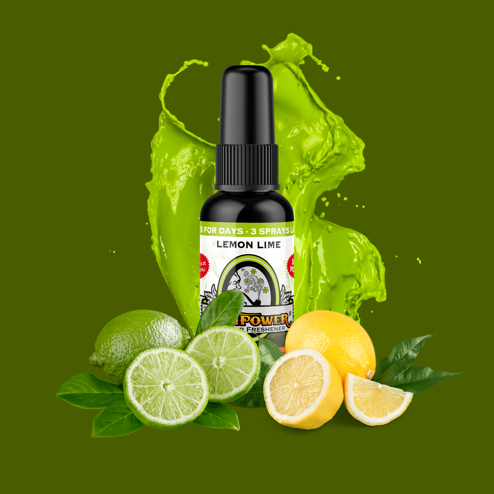 Lemon Lime Air Freshener Spray | BluntPower Air Freshener