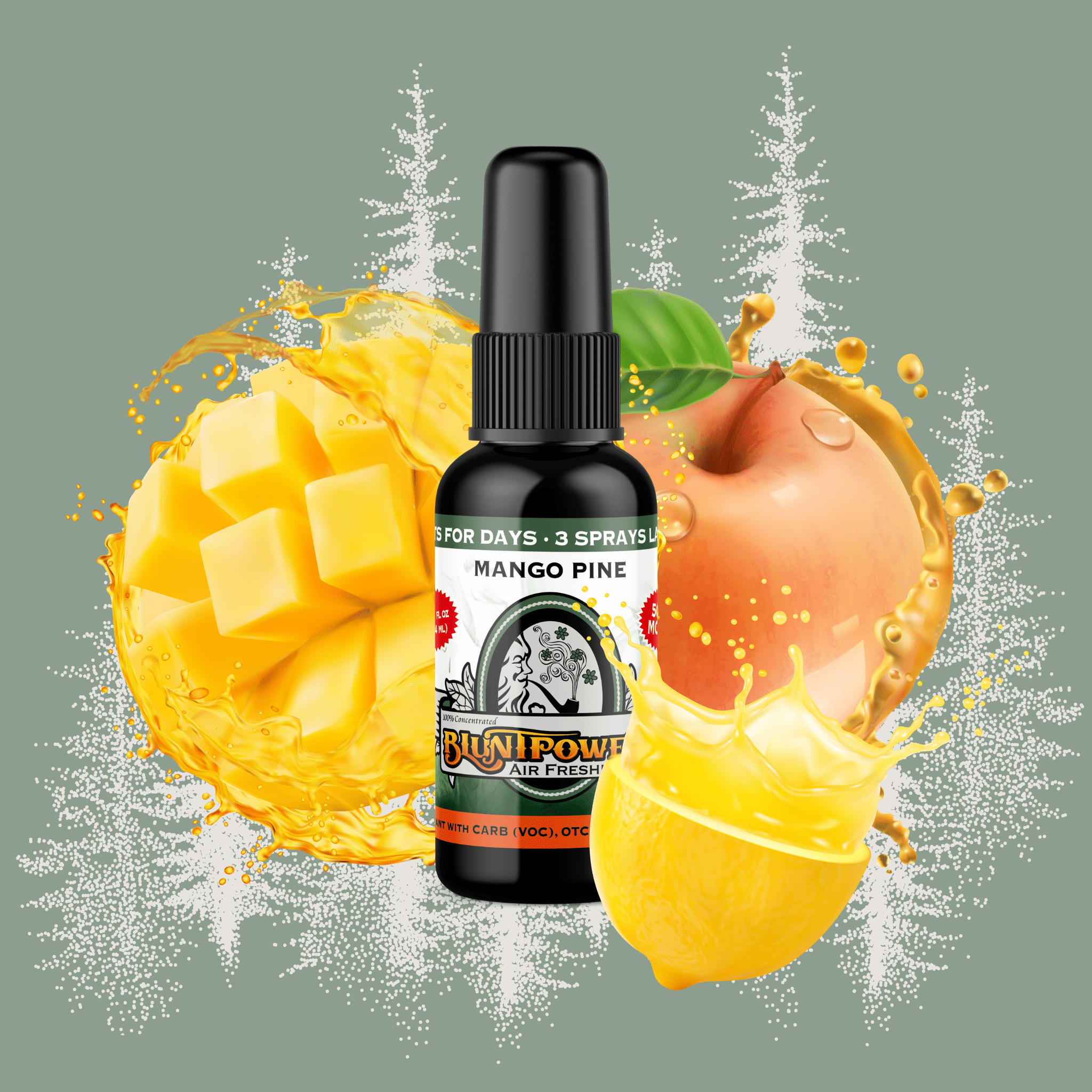 Mango Pine Air Freshener Spray | BluntPower Air Freshener