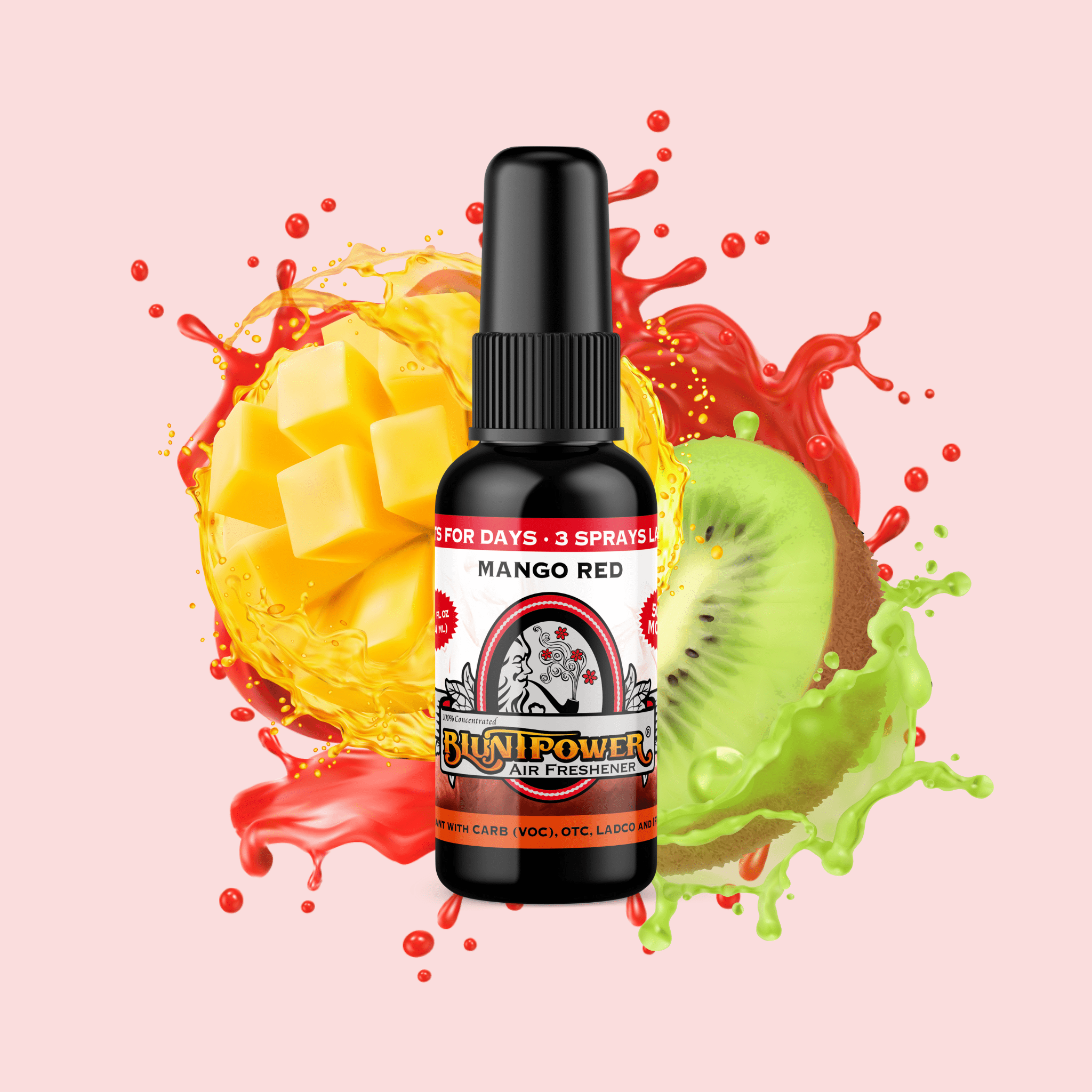 Mango Red Air Freshener Spray | BluntPower Air Freshener