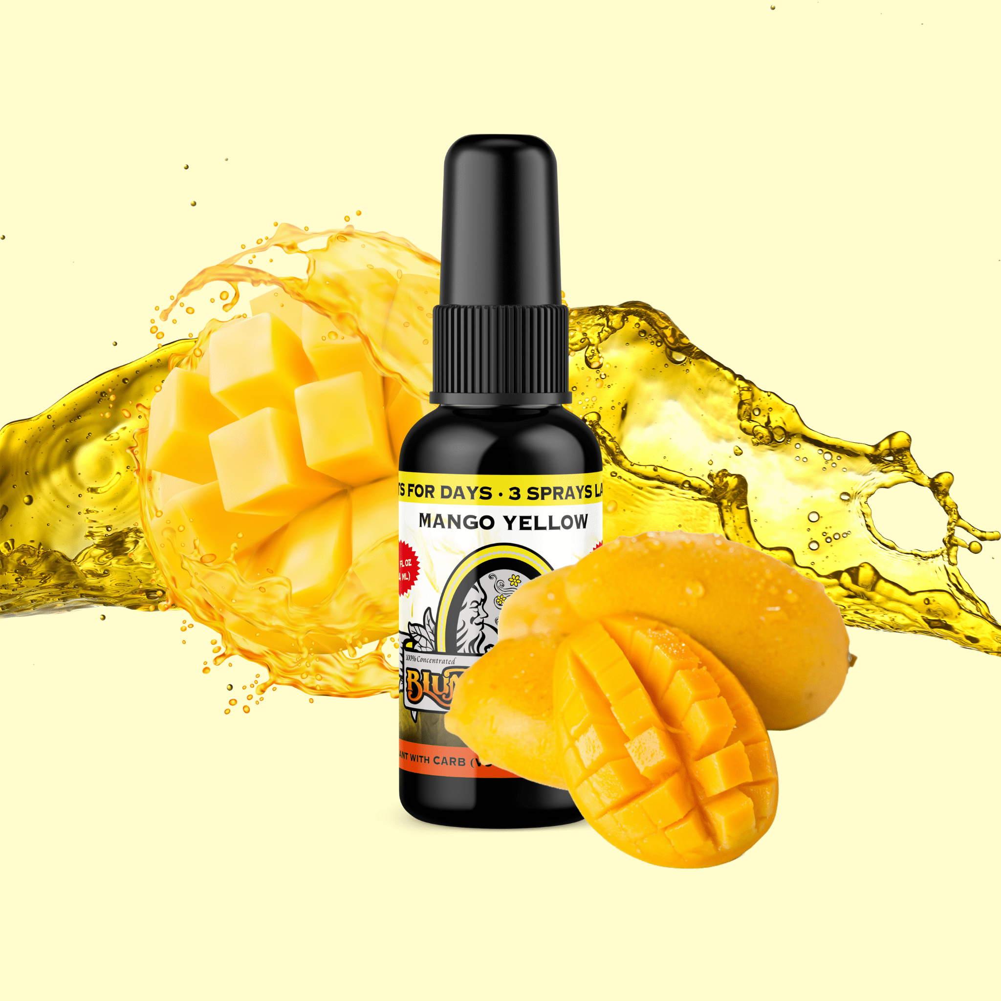 Mango Yellow Air Freshener Spray | BluntPower Air Freshener